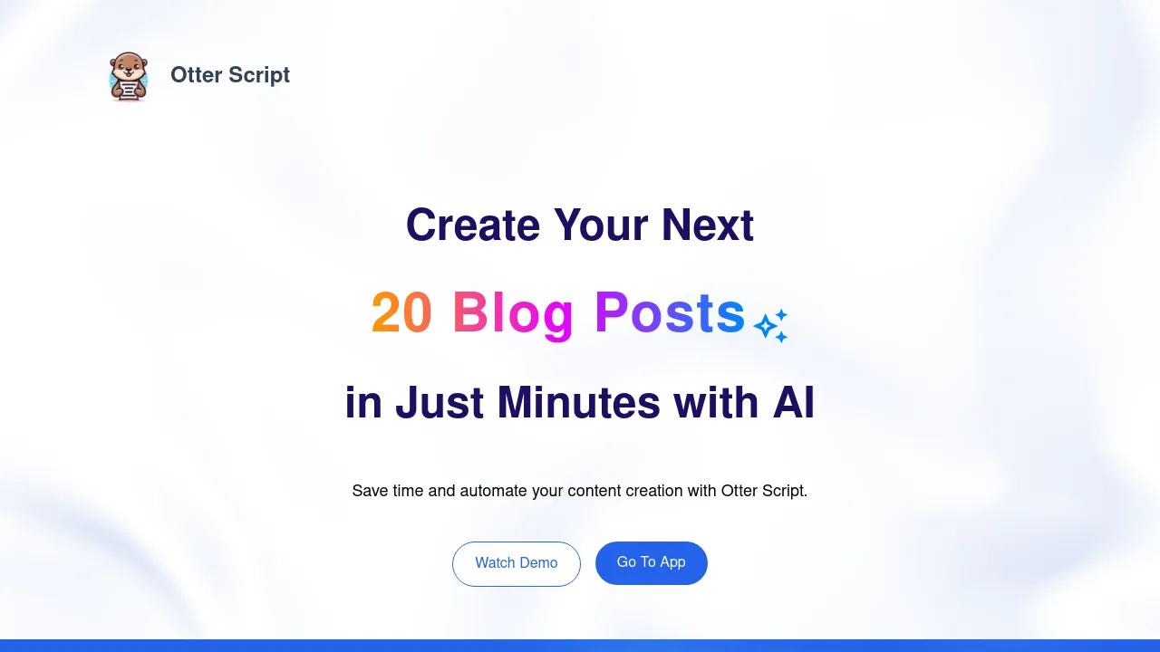 Otter Script - BestofAI
